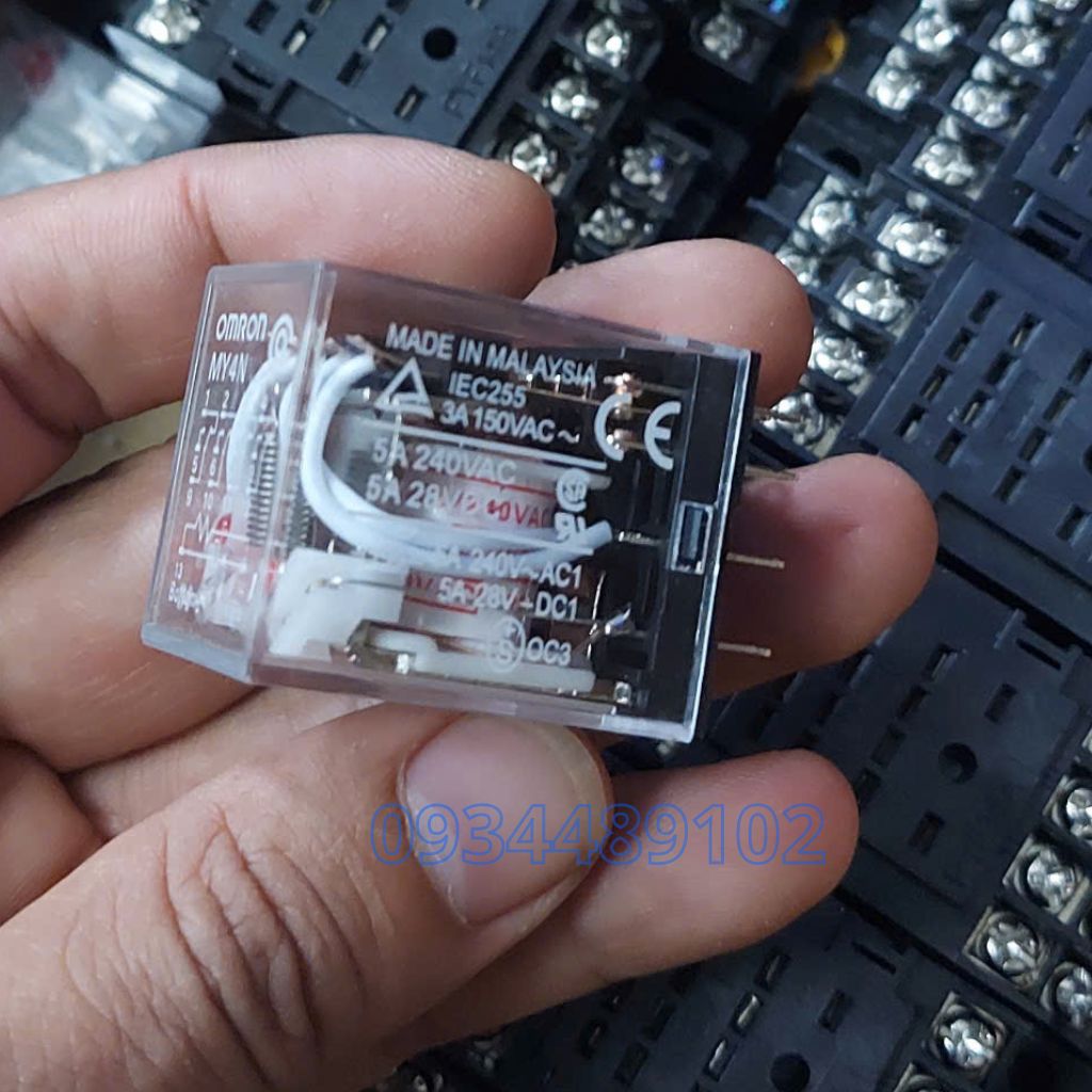 Relay Omron MY4N 24V 5A 14 Chân Nhỏ - Điện Xanh TK – Thiết Bị Điện Chính Hãng, Giá Tốt